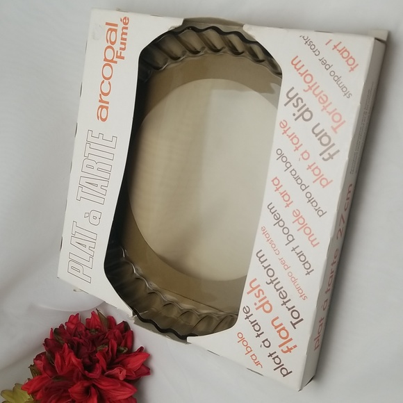 Arcopal | Kitchen | Arcopal Plat Tarte Flan Pie Plate Dish | Poshmark